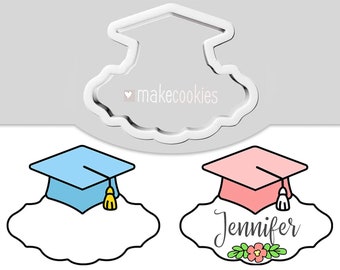 Graduation Cap With Tassels Cookie Cutter Cookie Cutters by Nori CN0141 ...
