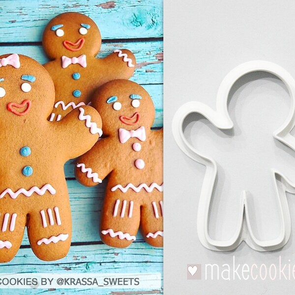 Gingerbread Man Cookie Cutter - Etsy