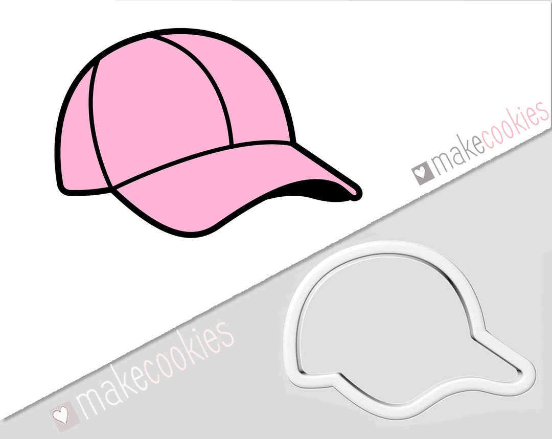 Baseball Cap Cookie Cutter Hat Cookie Cutter Fondant Cutter - Etsy