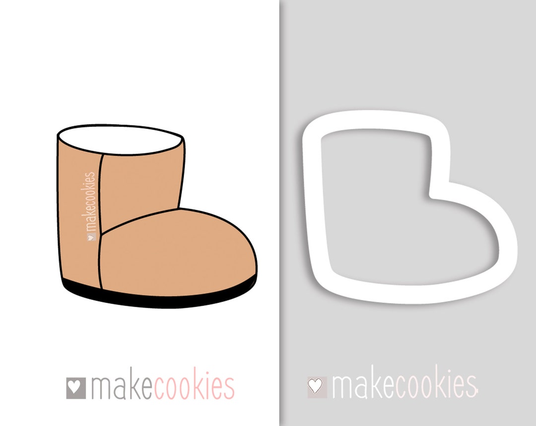 Winter Boot Cookie Cutter, Christmas Cookie Cutters, Boots Cookie ...