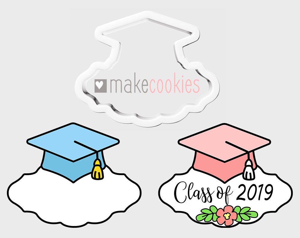 Graduation Plaque Cookie Cutter Graduation Cookie Cutters - Etsy