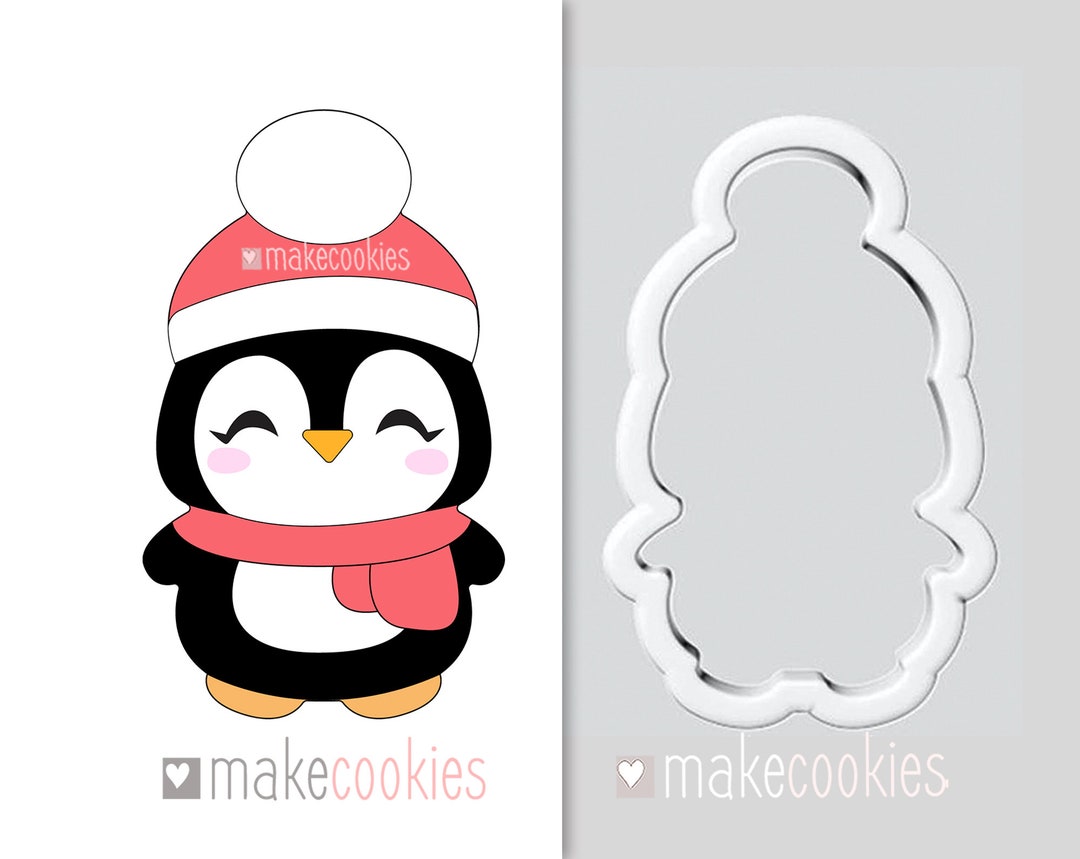 Penguin Cookie Cutter: Christmas Animal Cutter - Etsy