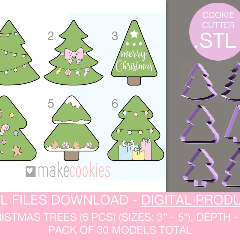 Tree Cookie Cutter - Etsy