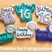 Sweet 16 Cookie Cutter, Birthday Cookie Cutter, Hand Lettered - Etsy