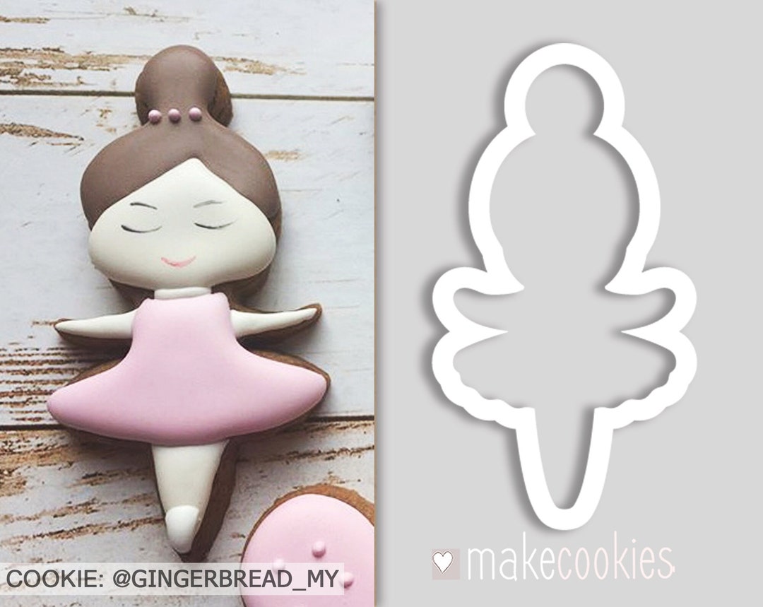 Ballerina Cookie Cutter, Ballet Cookie Cutter, Fondant Cutters - Etsy