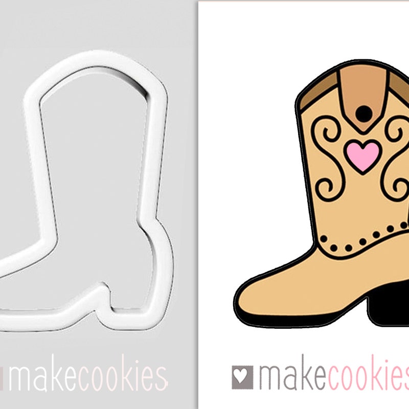 Cowboy Boot Cookies - Etsy