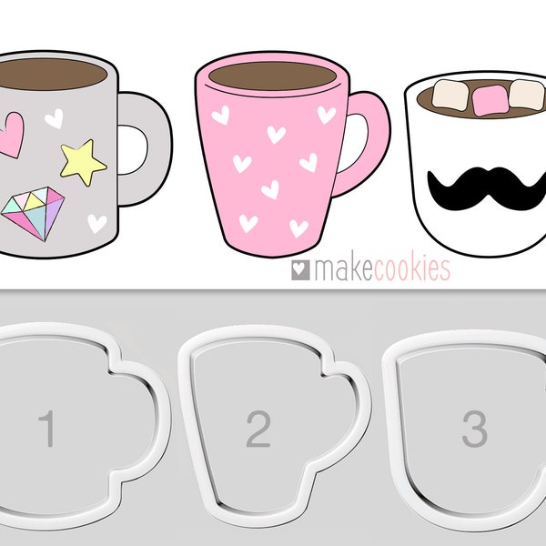 Mug Cookie Cutter - Etsy