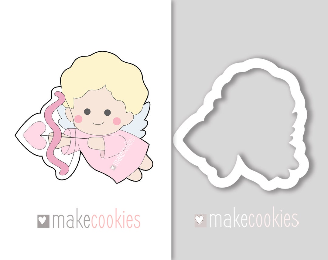 Flying Cupid Cookie Cutter - Etsy
