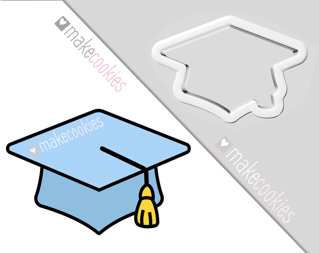 Graduation Cap Cookie Cutter: Class Of, Fondant Mold - Etsy