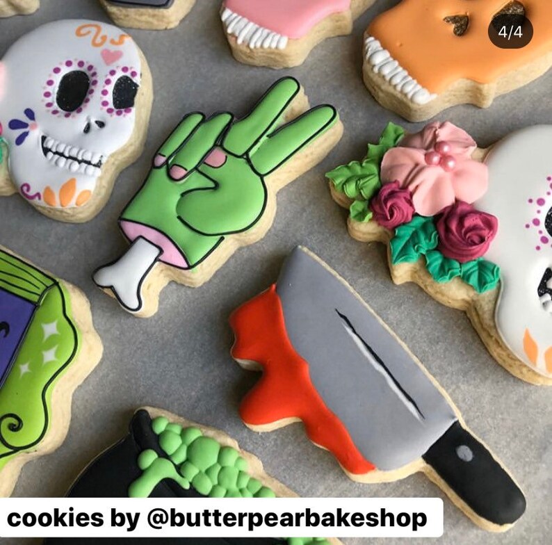 Zombie Hand Cookie Cutter Halloween Cookie Cutters Zombie - Etsy