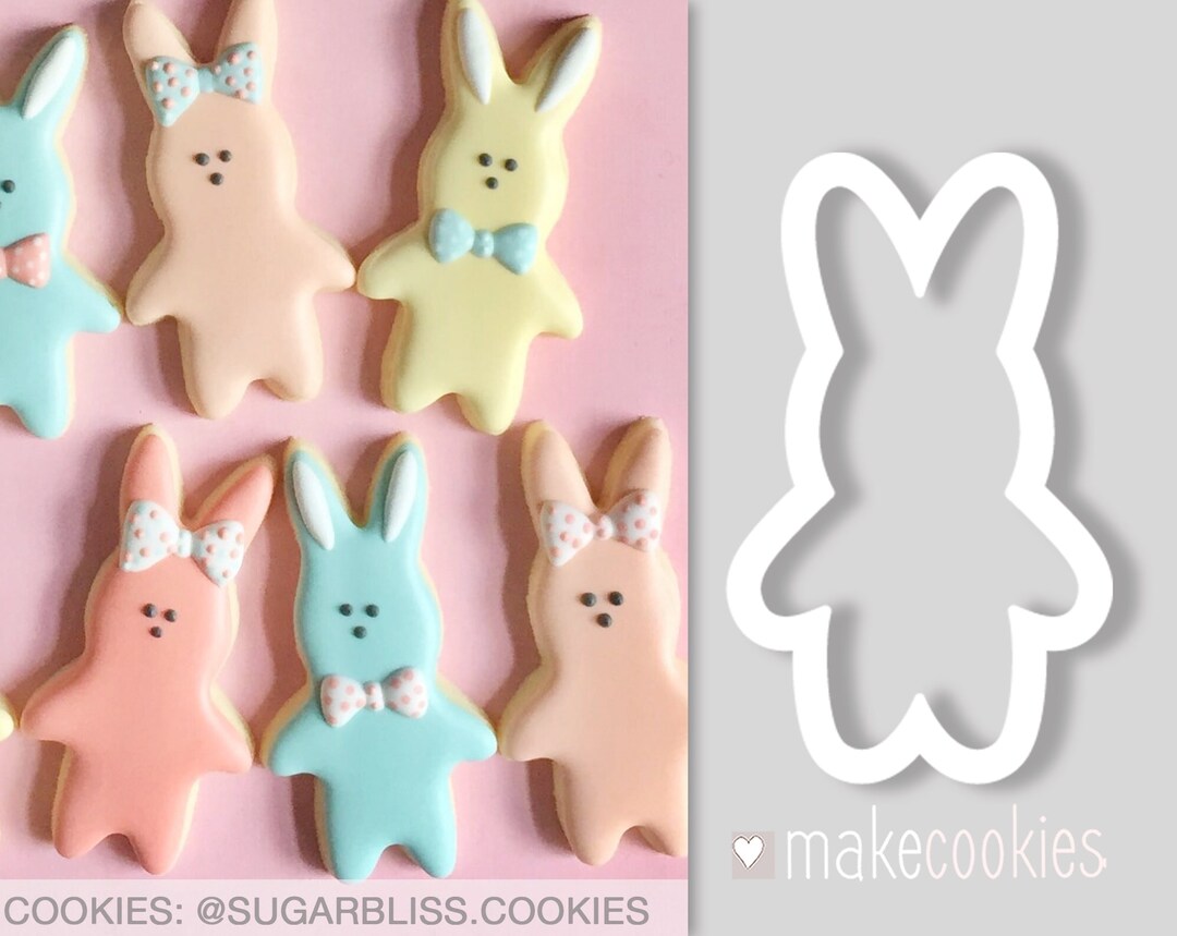 Bunny Cookie Cutter Rabbit Cookie Cutter Clay Cutters Cookie Cutters