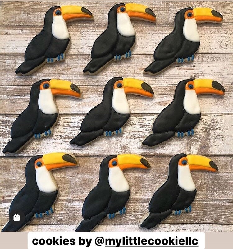 Toucan Cookie Cutter Cookie Cutters Tropical Bird Fondant - Etsy