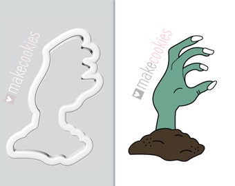 Zombie Hand 100 Cookie Cutter - Etsy