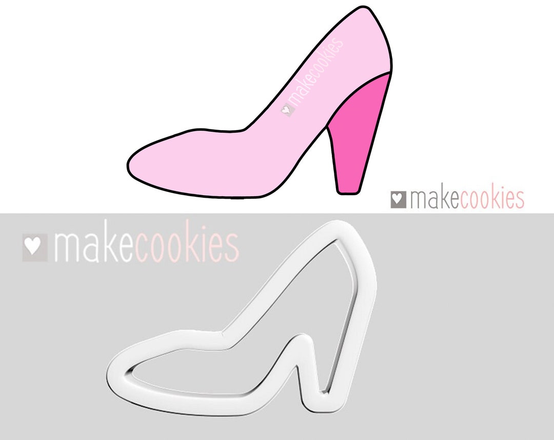 Pumps Cookie Cutter, Shoes, Fondant Cutters, Bridal Shower - Etsy