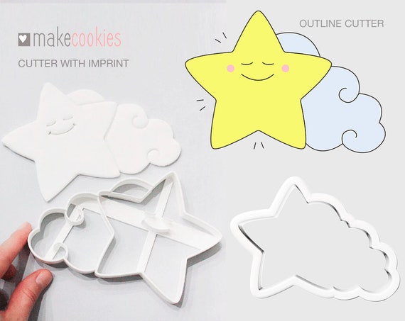 Little Star Cookie Cutter 3 Baby Shower Cookie Cutters | Etsy