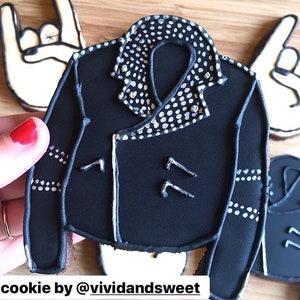 Biker Jacket Cookie Cutter, Fondant Cutter, Wedding Favors, Father's ...