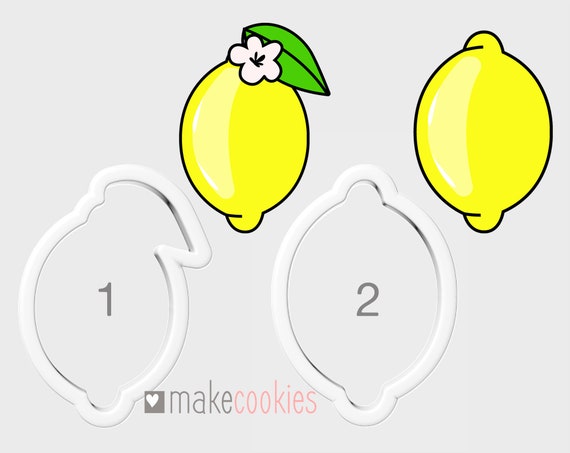 Lemon Cookie Cutter Cookie Cutters Fruit Cookie Cutter - Etsy