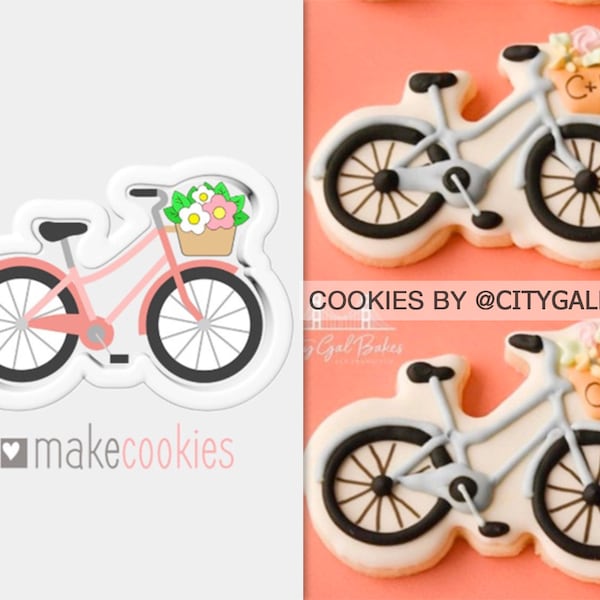 Bicycle Cookies - Etsy
