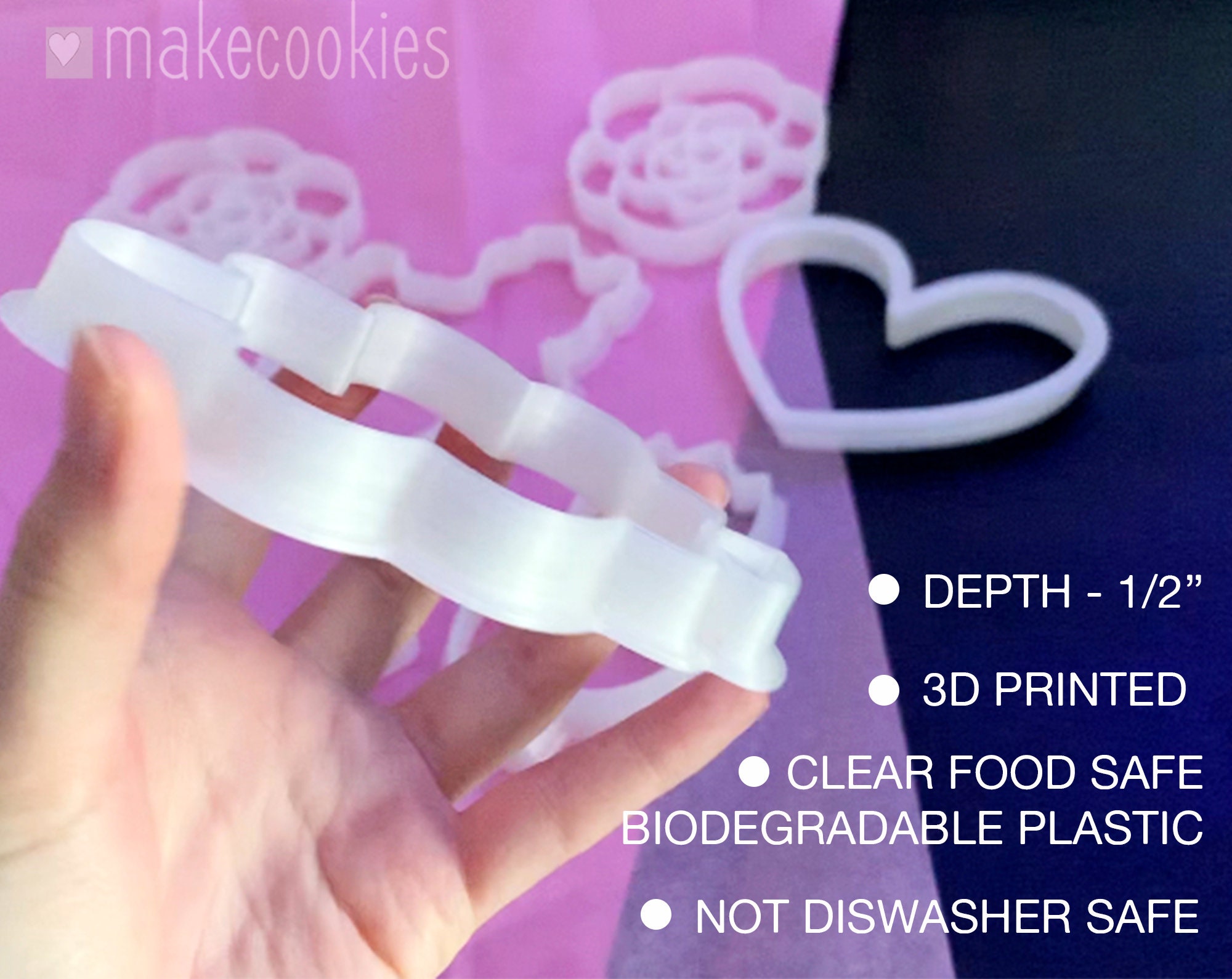 Sleep Mask Cookie Cutter Fondant Cutter 3D Prnted L Bridal - Etsy