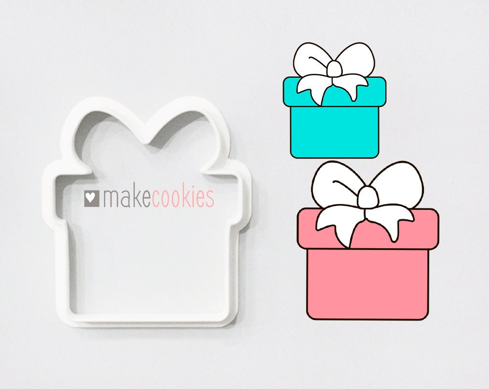 Gift Box Cookie Cutter Christmas Gift Cookie Cutter - Etsy