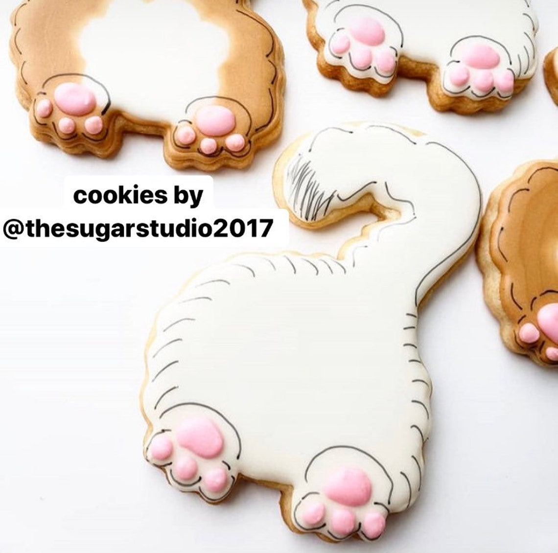Cute Cat Cookie Cutter Funny Cat Butt Cutter Fondant Cutter - Etsy