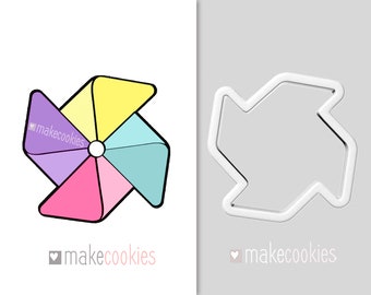 Pinwheel Cookie Cutter From Mini to Large Pin Wheel Polymer Clay ...