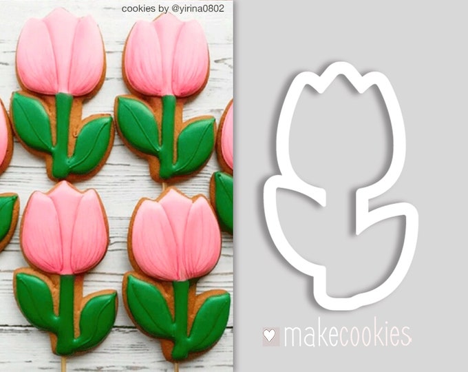 TULIP COOKIE BOUQUET Decorated Sugar Cookies Springtime Mother's Day ...