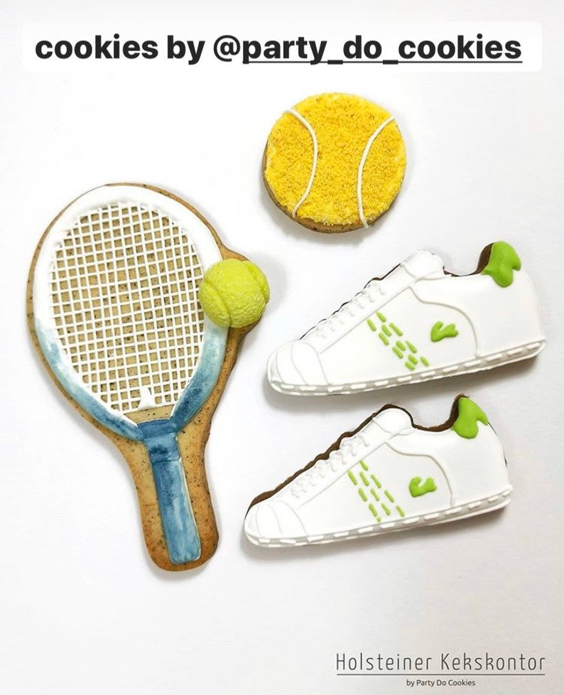 Tennis Cookie Cutter Tennis Racket Cookie Cutter Tennis Gift - Etsy