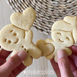 Gingy With Heart Cookie Cutter, Gingerbread Man, Christmas and ...