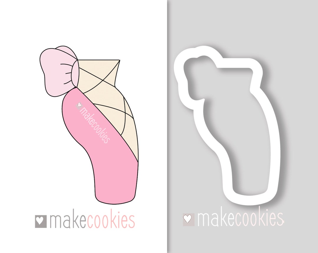 Ballet Shoe Cookie Cutter, Pointe Cookie Cutter, Ballet Slipper ...