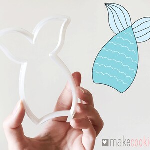 Mermaid Tail Cookie Cutter Cookie Cutters 3D Printed - Etsy