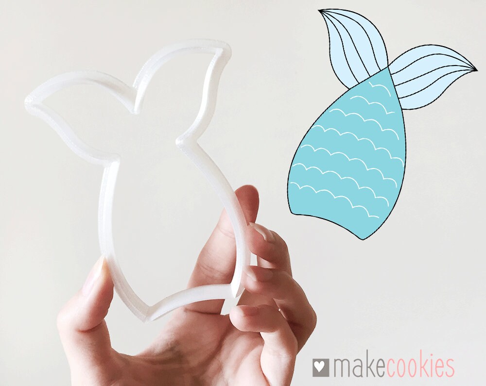 Mermaid Tail Cookie Cutter Cookie Cutters 3D Printed | Etsy