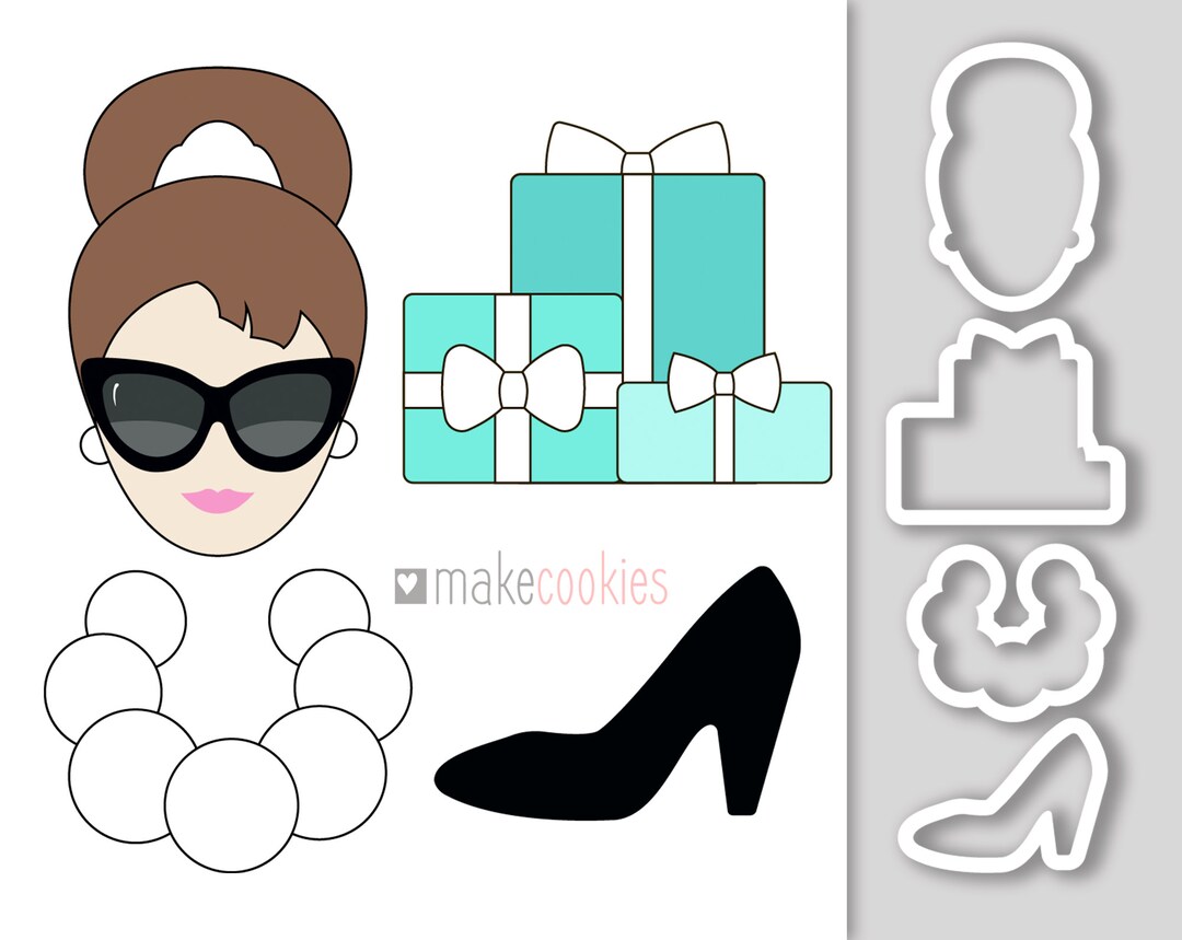 Audrey Cookie Cutter Set #2 - Etsy