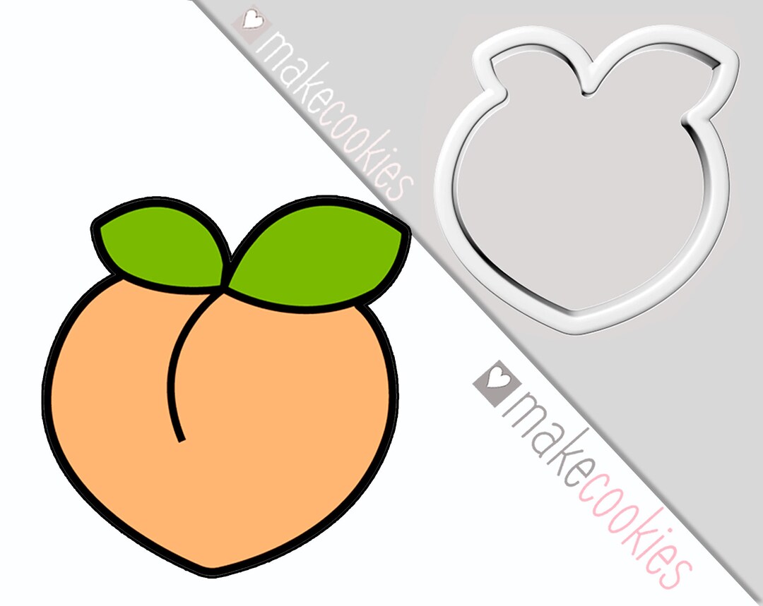 Peach Cookie Cutter, Fondant Cutters, Cookie Cutters, 3d Cookie Cutter ...
