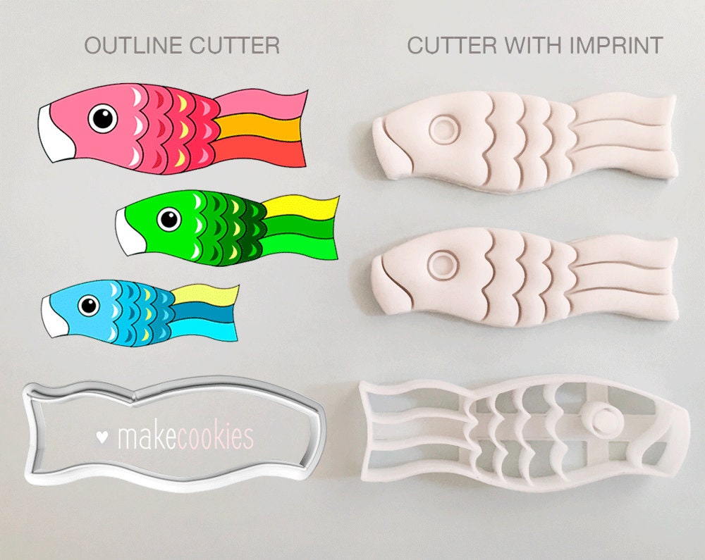 Flying Carp Cookie Cutter Fish Cookie Cutter Holiday Cutter - Etsy