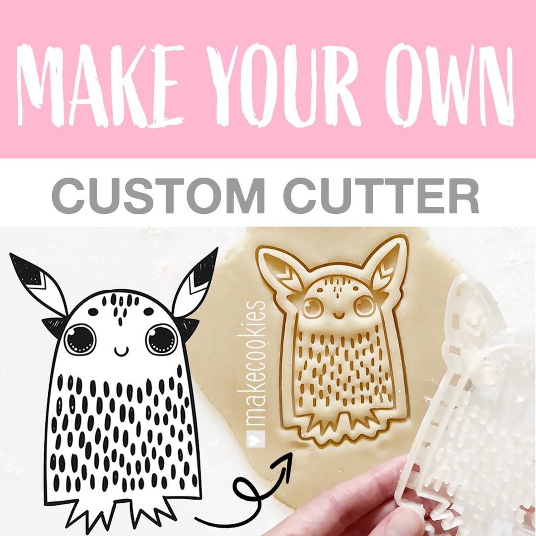 Custom Cookie Cutter Based on Your Design or Photo. Personalized 3d ...
