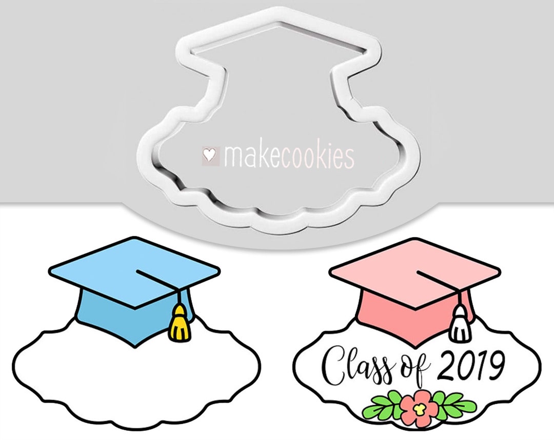 Graduation Plaque Cookie Cutter Graduation Cookie Cutters - Etsy