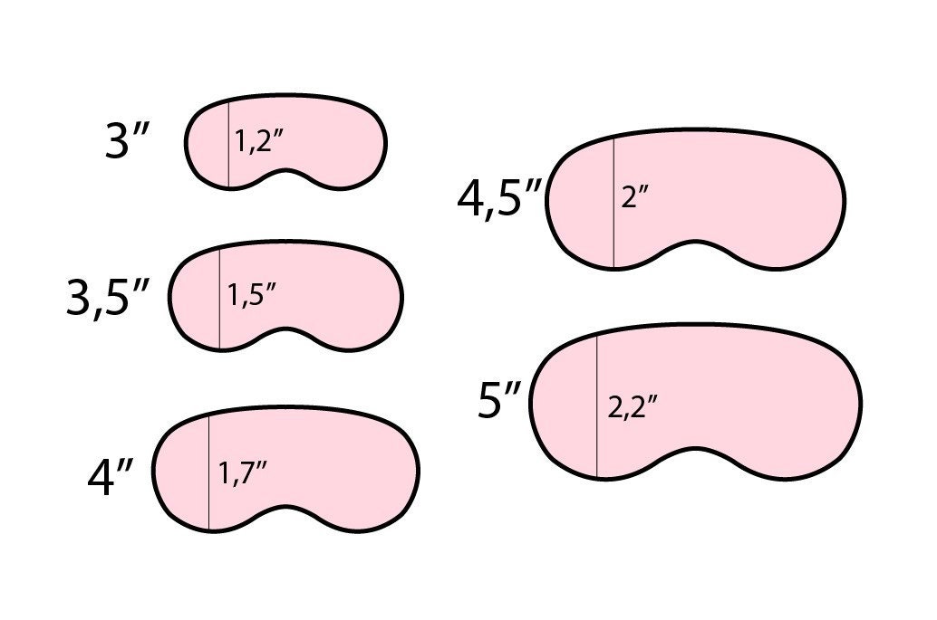 Sleep Mask Cookie Cutter Fondant Cutter 3D Prnted L Bridal - Etsy