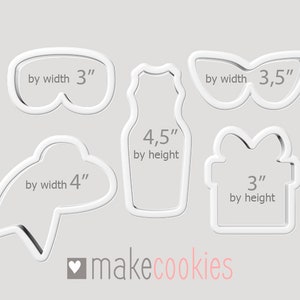 Audrey Cookie Cutter Set #1 - Etsy