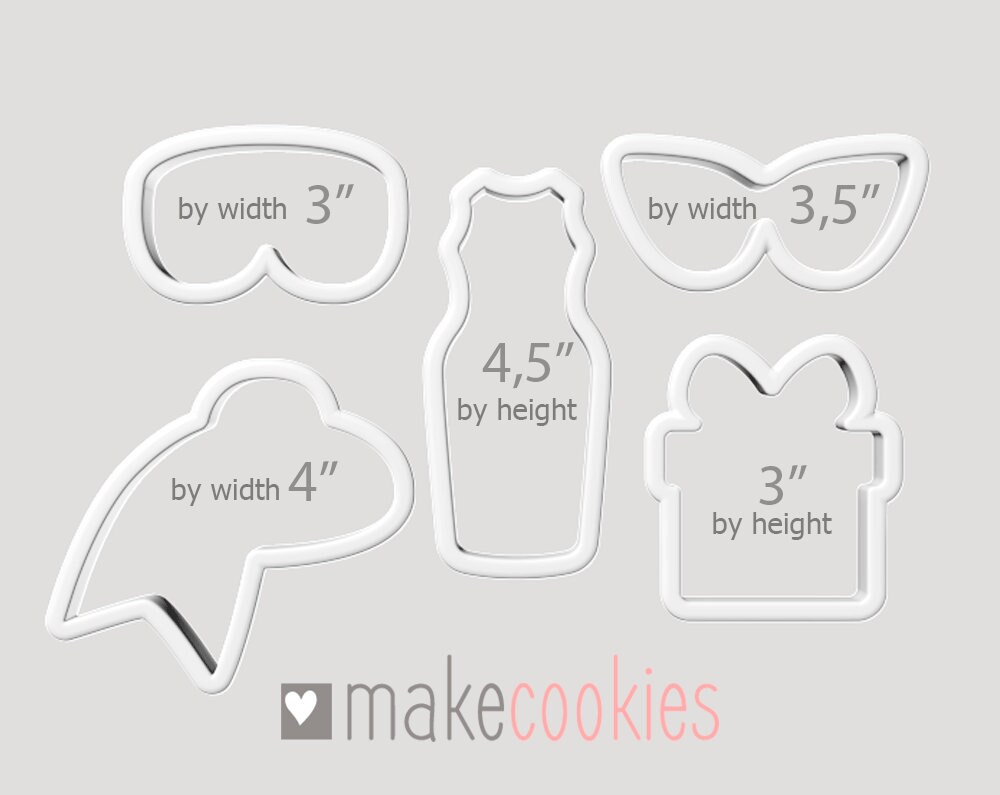 Audrey Cookie Cutter Set #1 - Etsy