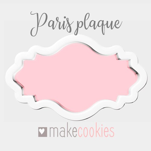 Stacy Plaque Cookie Cutter | Etsy