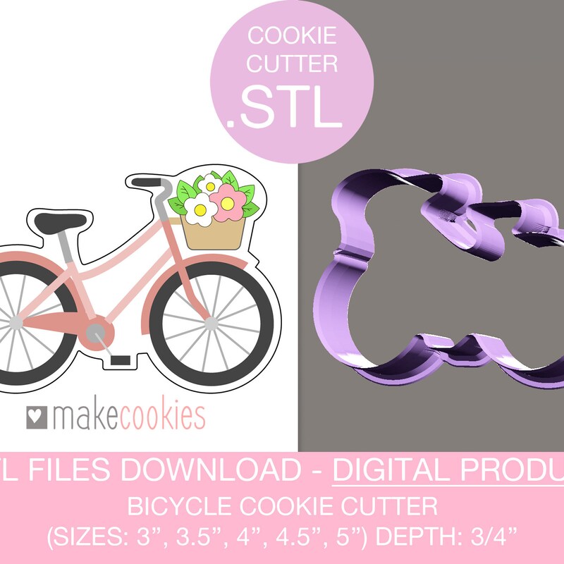 Bicycle Cookies - Etsy UK