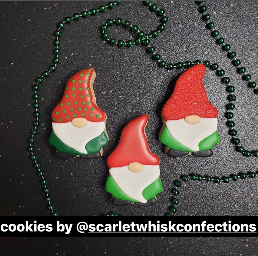 Gnome Cookie Cutter Christmas Cookie Cutters Santa Cookie | Etsy