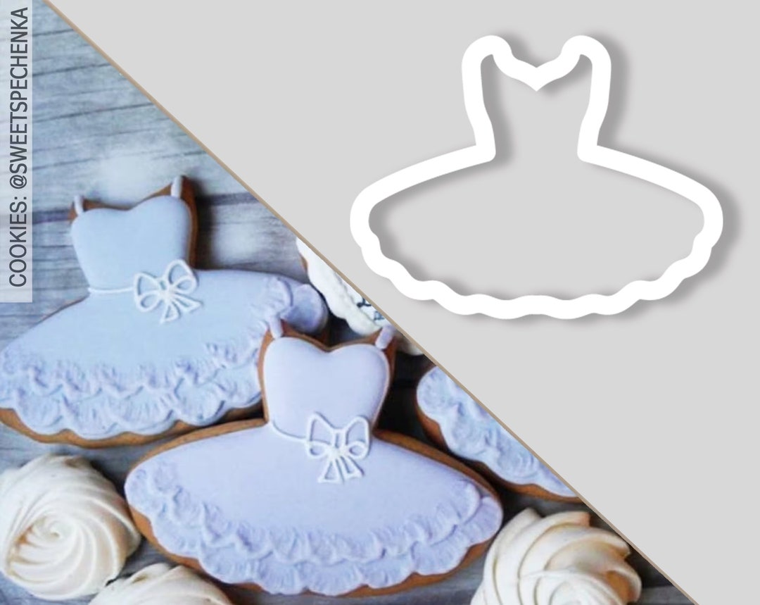 Ballet Dress Cookie Cutter, Ballet Cookie Cutter, Ballerina Fondant ...