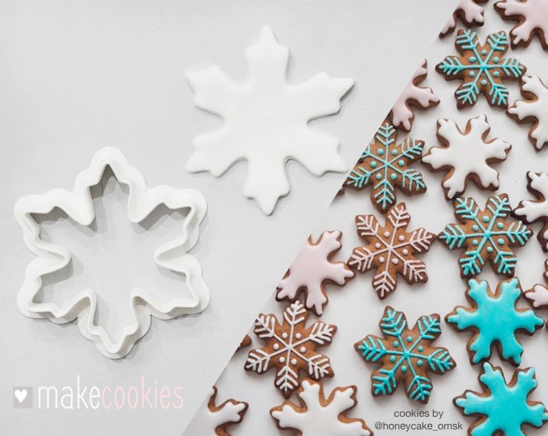 Snowflake Christmas Cookie Cutter Christmas Cutters - Etsy