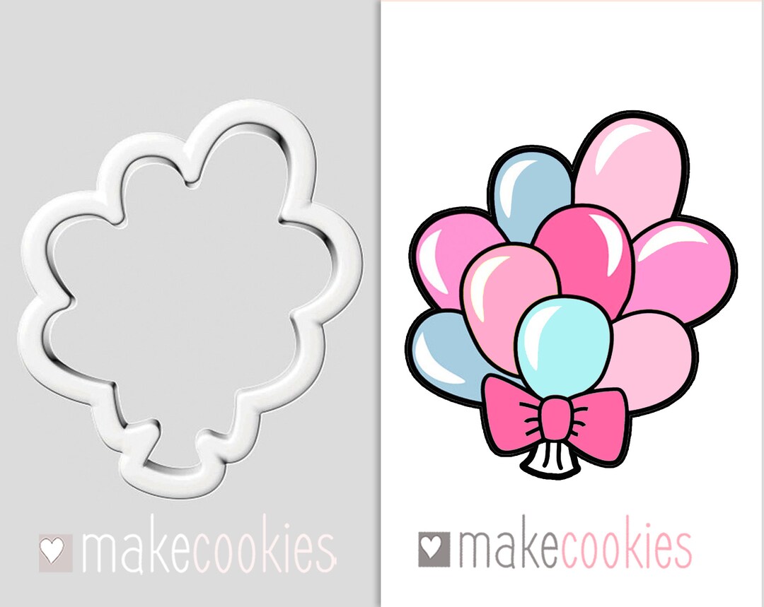 Balloons Cookie Cutter Celebration Cookie Cutters Baby - Etsy
