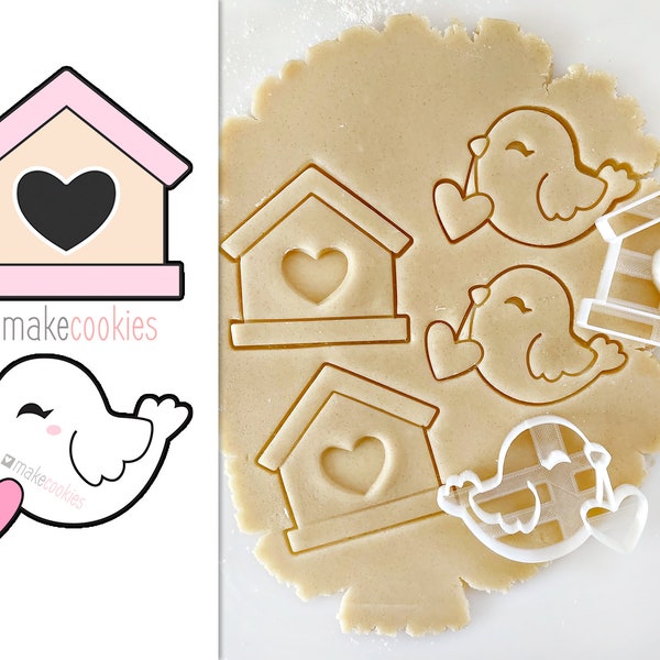 Love Bird Cookies - Etsy