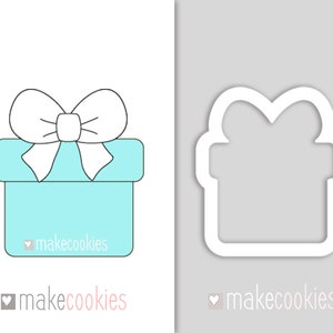 Gift Box Cookie Cutter, Christmas Gift Cookie Cutter, Christmas Cutters ...