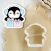 Christmas Penguins Cookie Cutter Set Christmas Cookie Cutters - Etsy