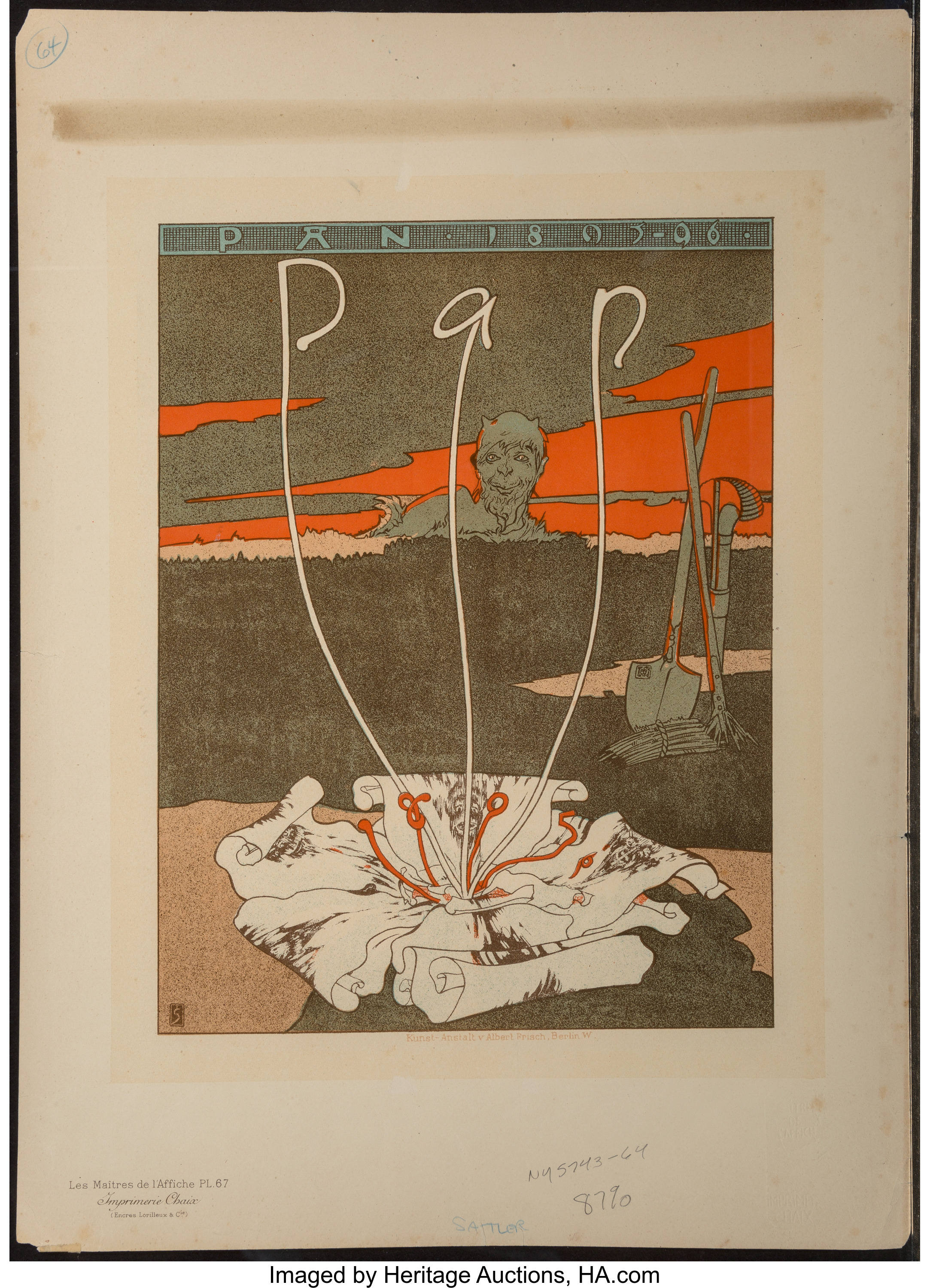 Vintage "josef Sattler" Poster by Josef Sattler - Home. Office. Retail ...